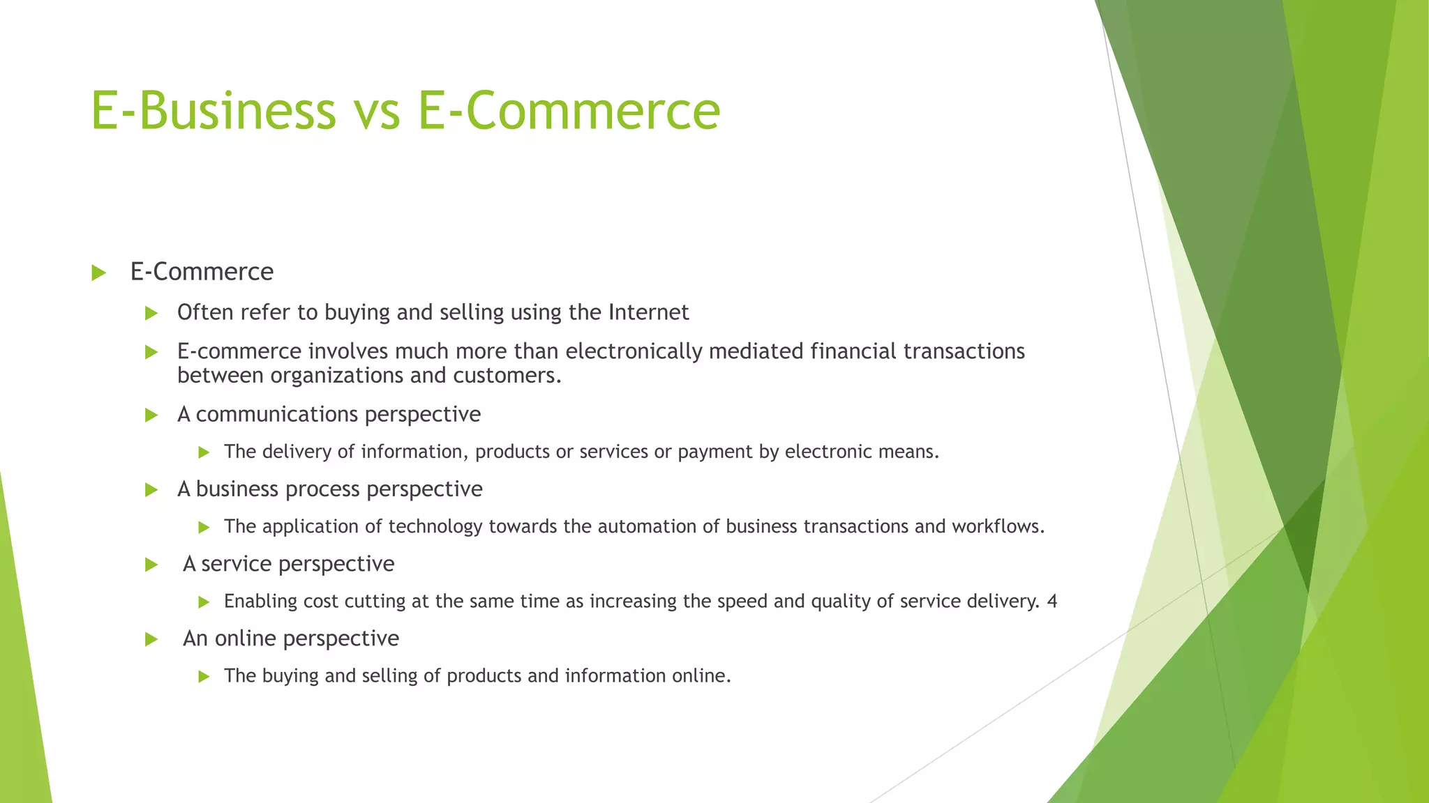 Introduction to E-Commerce - Week 1 .pptx | Internet | Computing