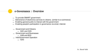 Introduction to e governance | PDF
