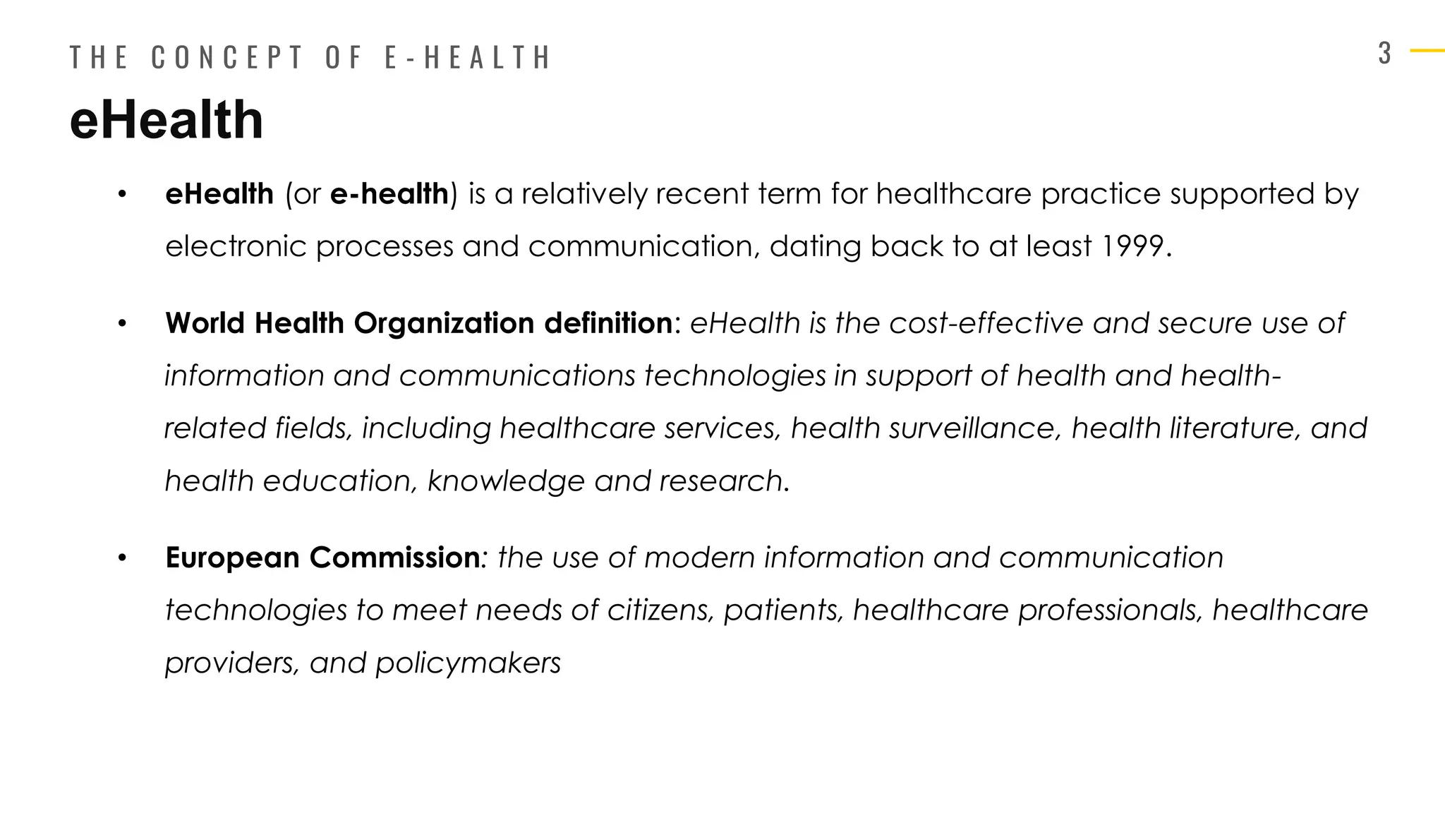 Introduction to E-Health 01 Lecture Slides.pdf | Internet | Computing