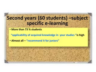 Introduction to e learning in fds | PPT