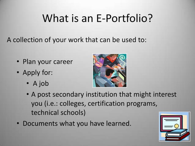 Introduction to e portfolio | PPTX | Resume Writing and Advice | Job Search