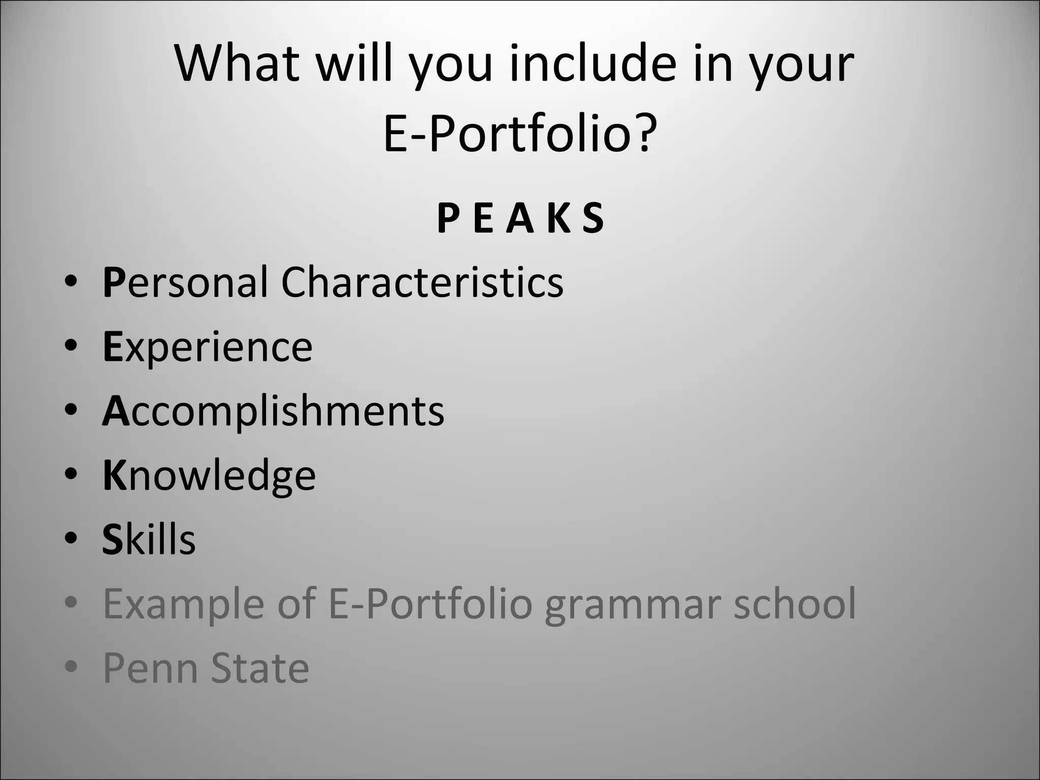 Introduction to e portfolio | PPT | Internet for Beginners | Internet