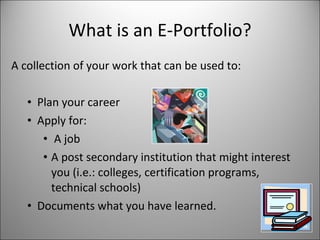Introduction to e portfolio | PPT | Internet for Beginners | Internet