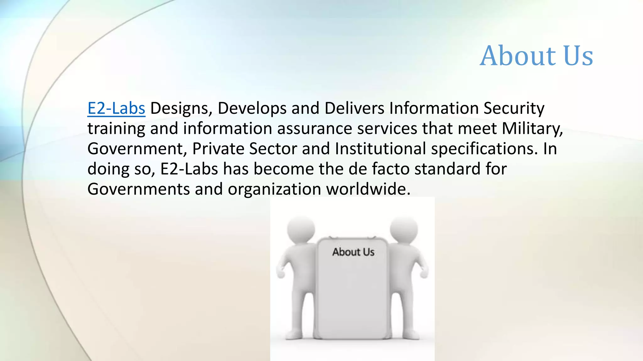 Introduction to E2 Labs | PPT