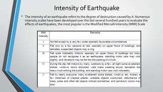 Introduction to earthquake | PPTX