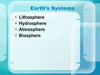 Introduction to Earth Science | PPT | Geology | Science