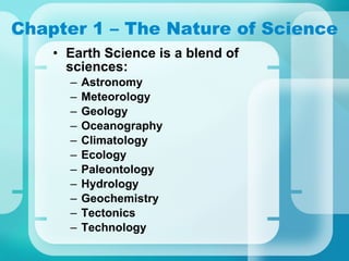Introduction to Earth Science | PPT