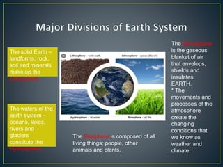Introduction to earth system | PPTX