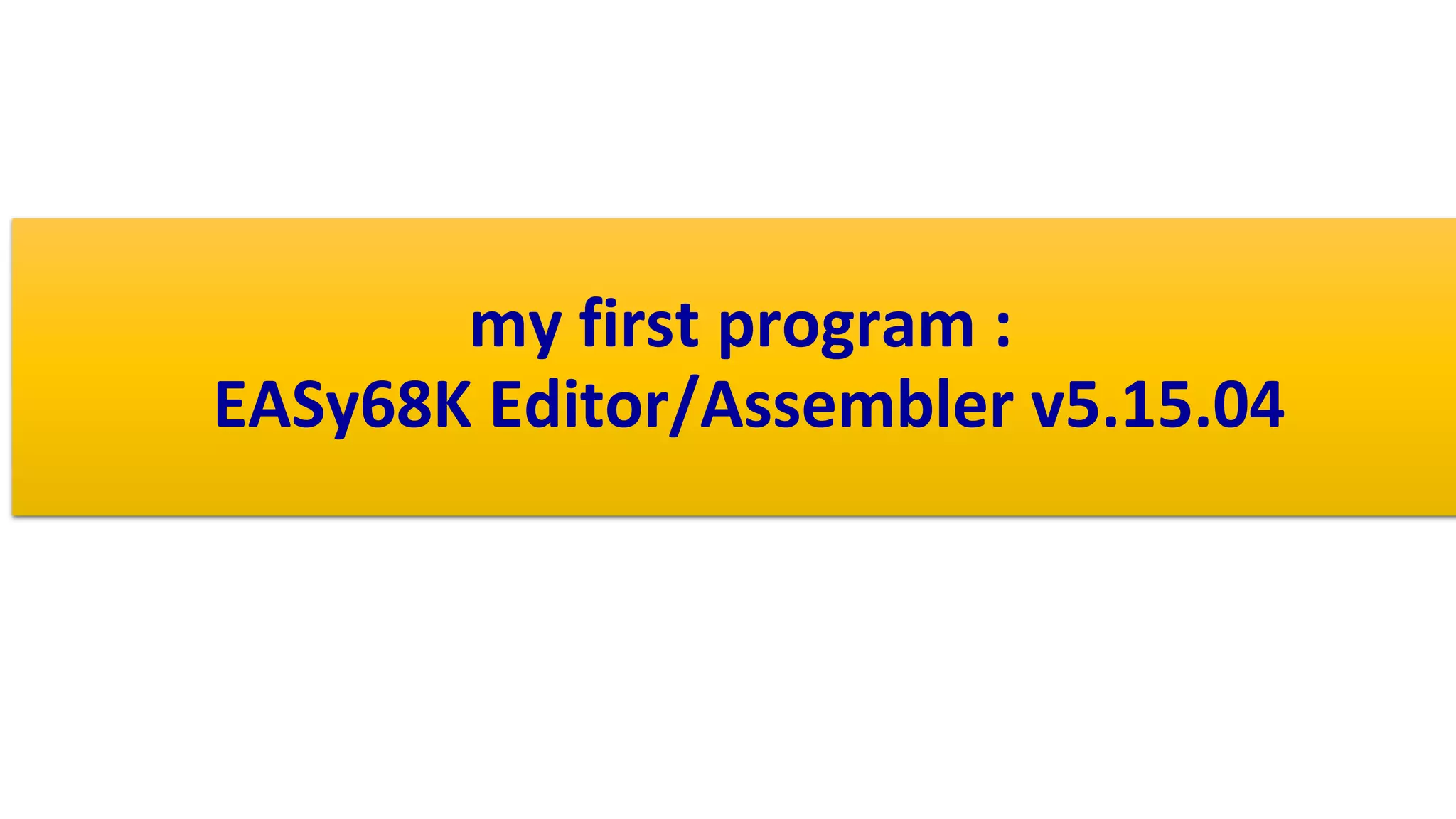 Introduction to EASy68K (1).pdf | Programming Languages | Computing