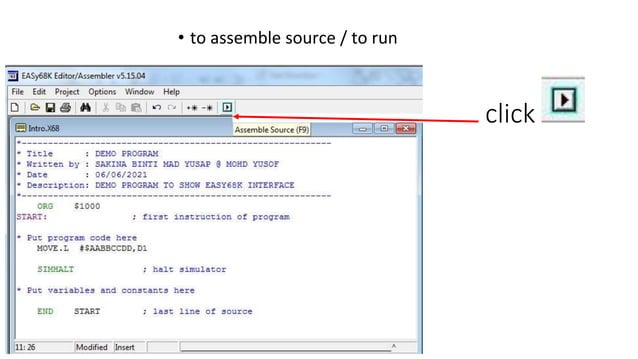 Introduction to EASy68K (1).pdf | Programming Languages | Computing