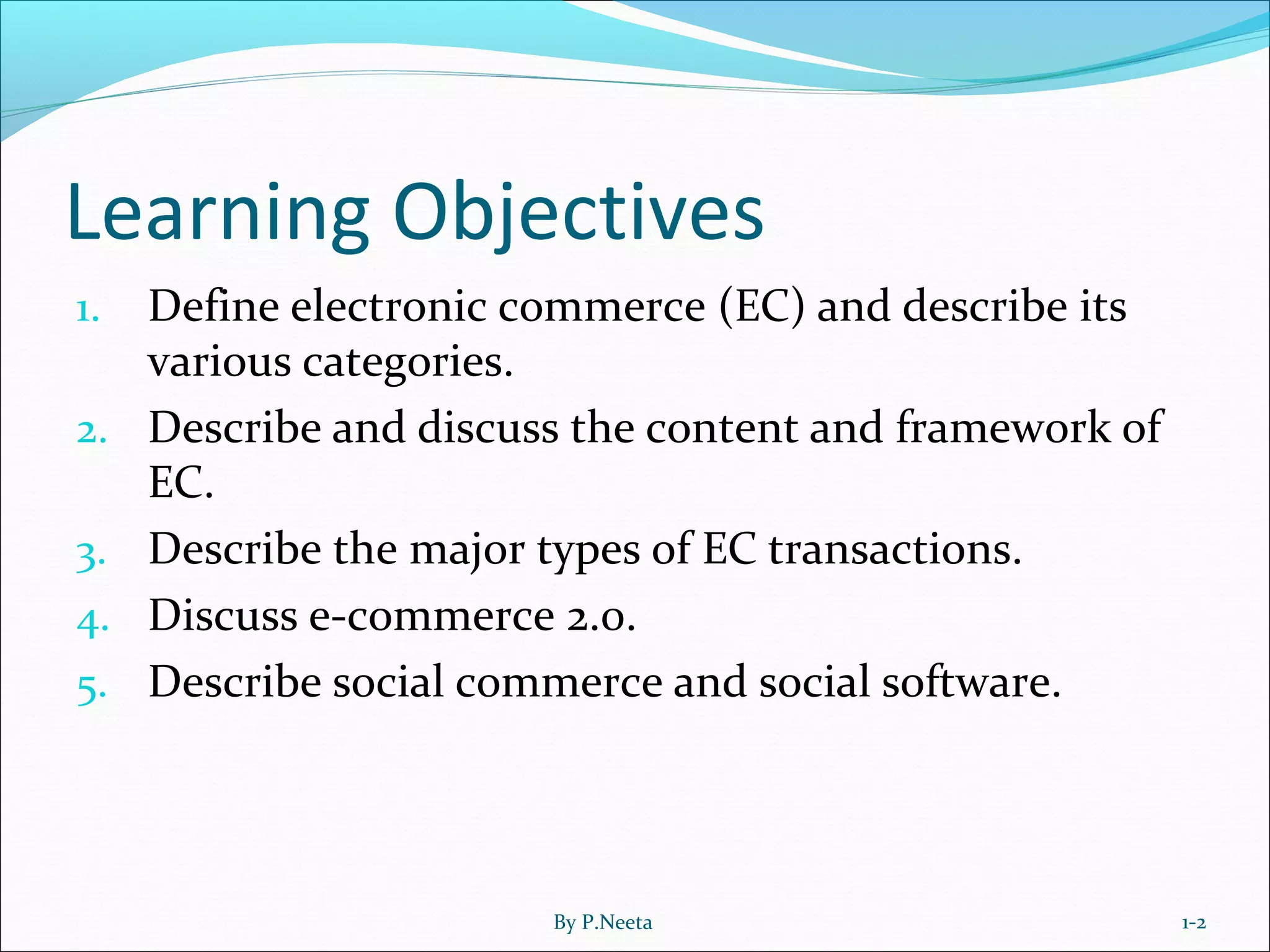 Introduction to electronic commerce full | PPT