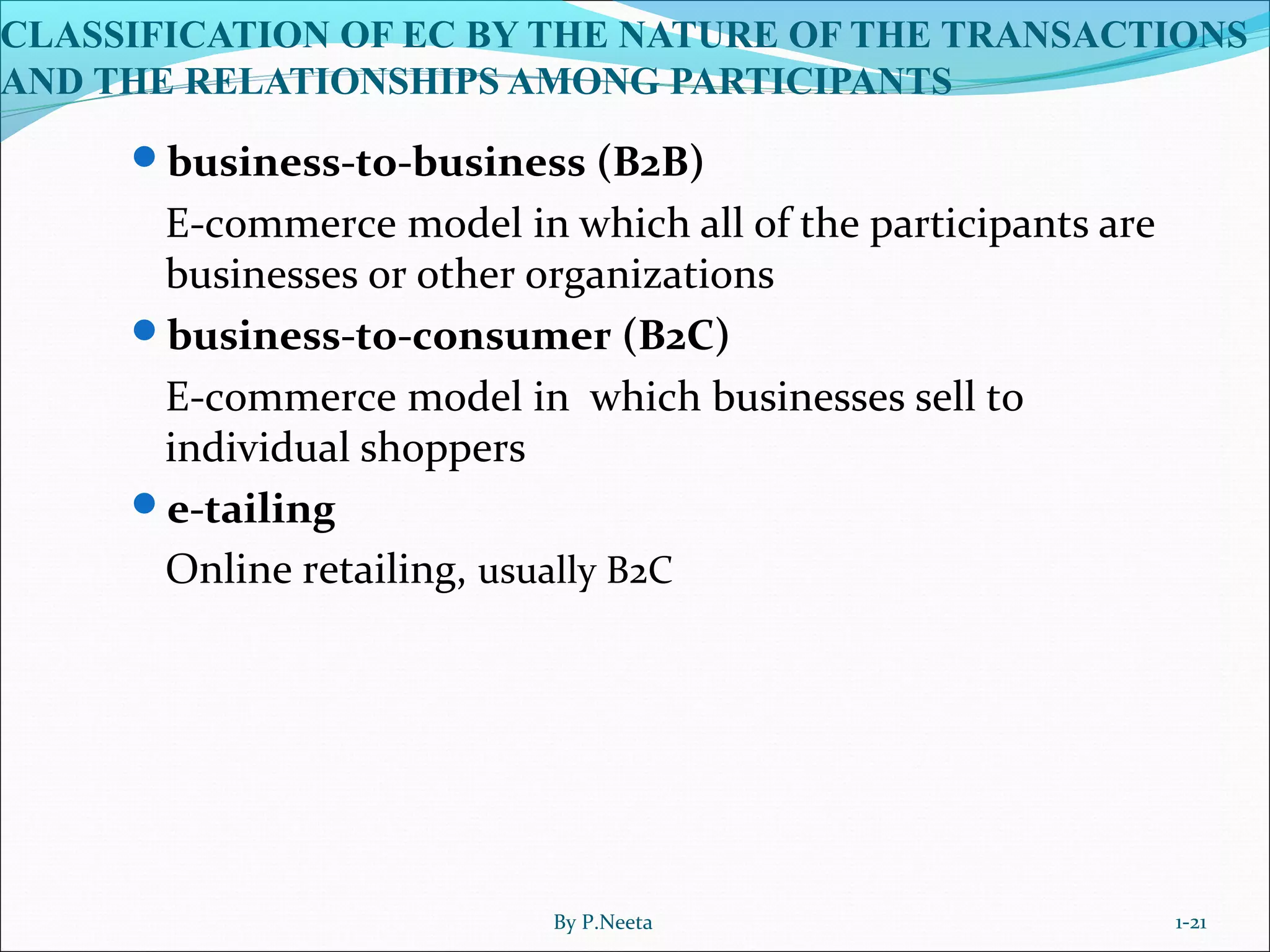 Introduction to electronic commerce full | PPT