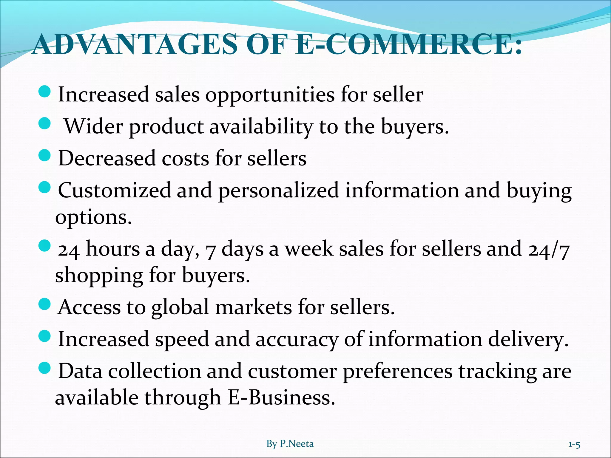Introduction to electronic commerce full | PPT