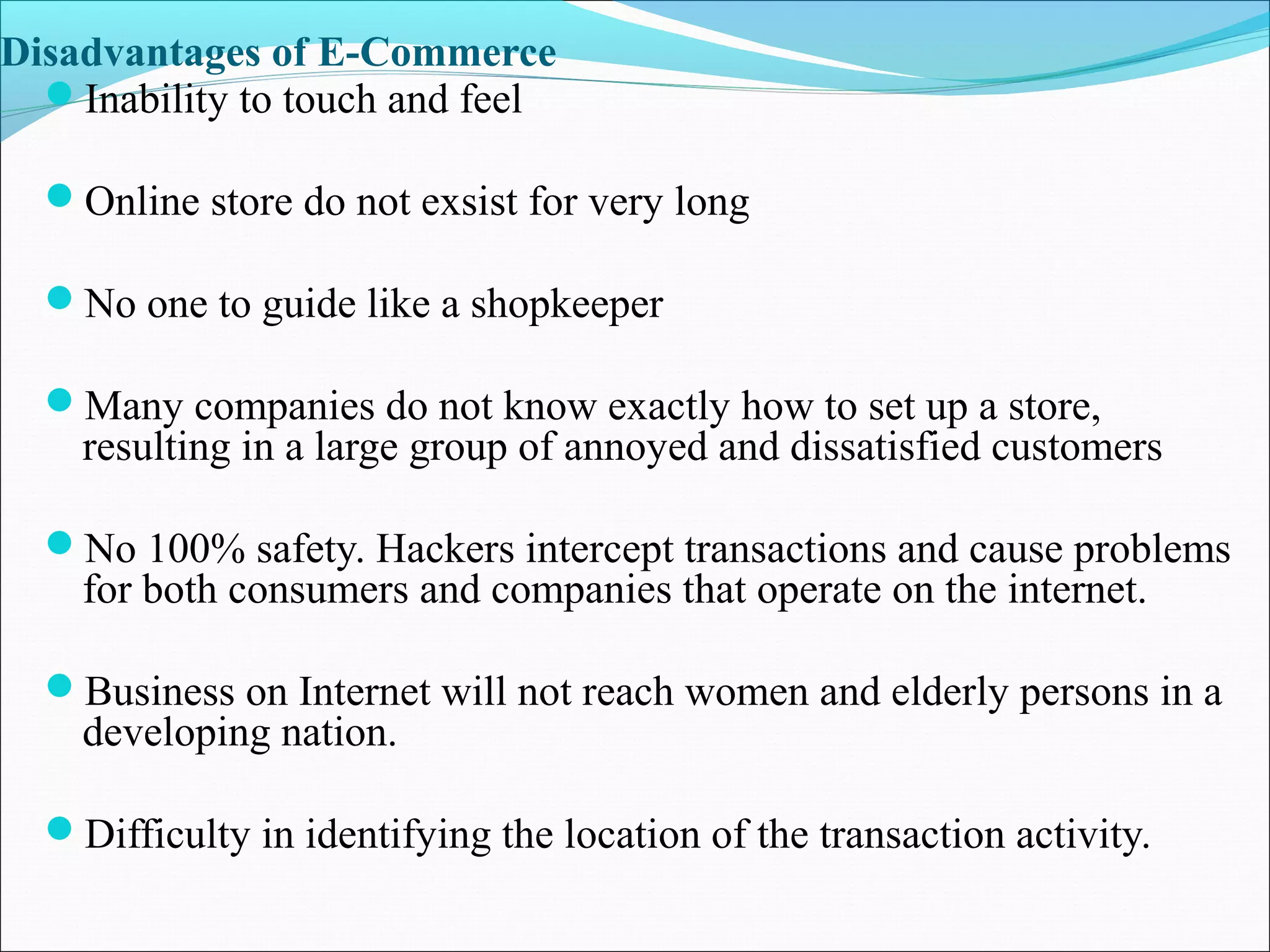 Introduction to electronic commerce full | PPT