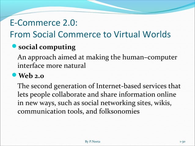 Introduction to electronic commerce full | PPT