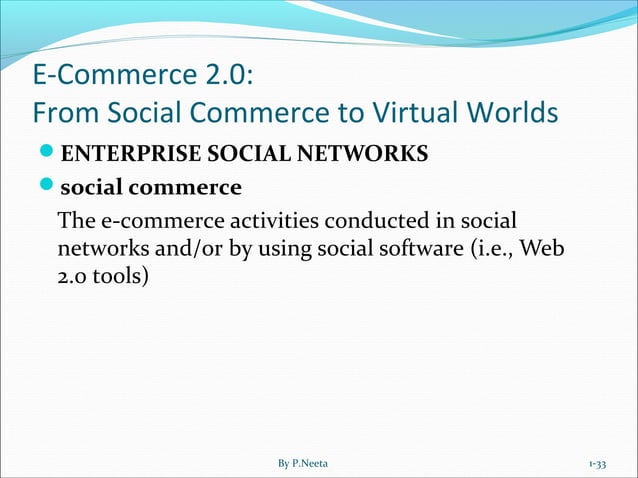 Introduction to electronic commerce full | PPT