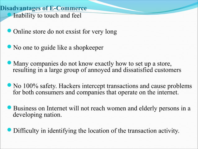 Introduction to electronic commerce full | PPT
