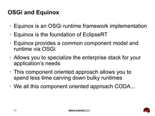 EclipseRT, Equinox and OSGi | KEY