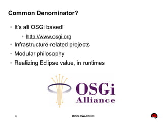 EclipseRT, Equinox and OSGi | KEY