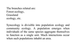 Introduction to ecology | PDF | Science