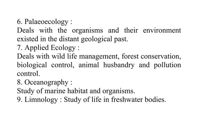 Introduction to ecology | PDF | Science