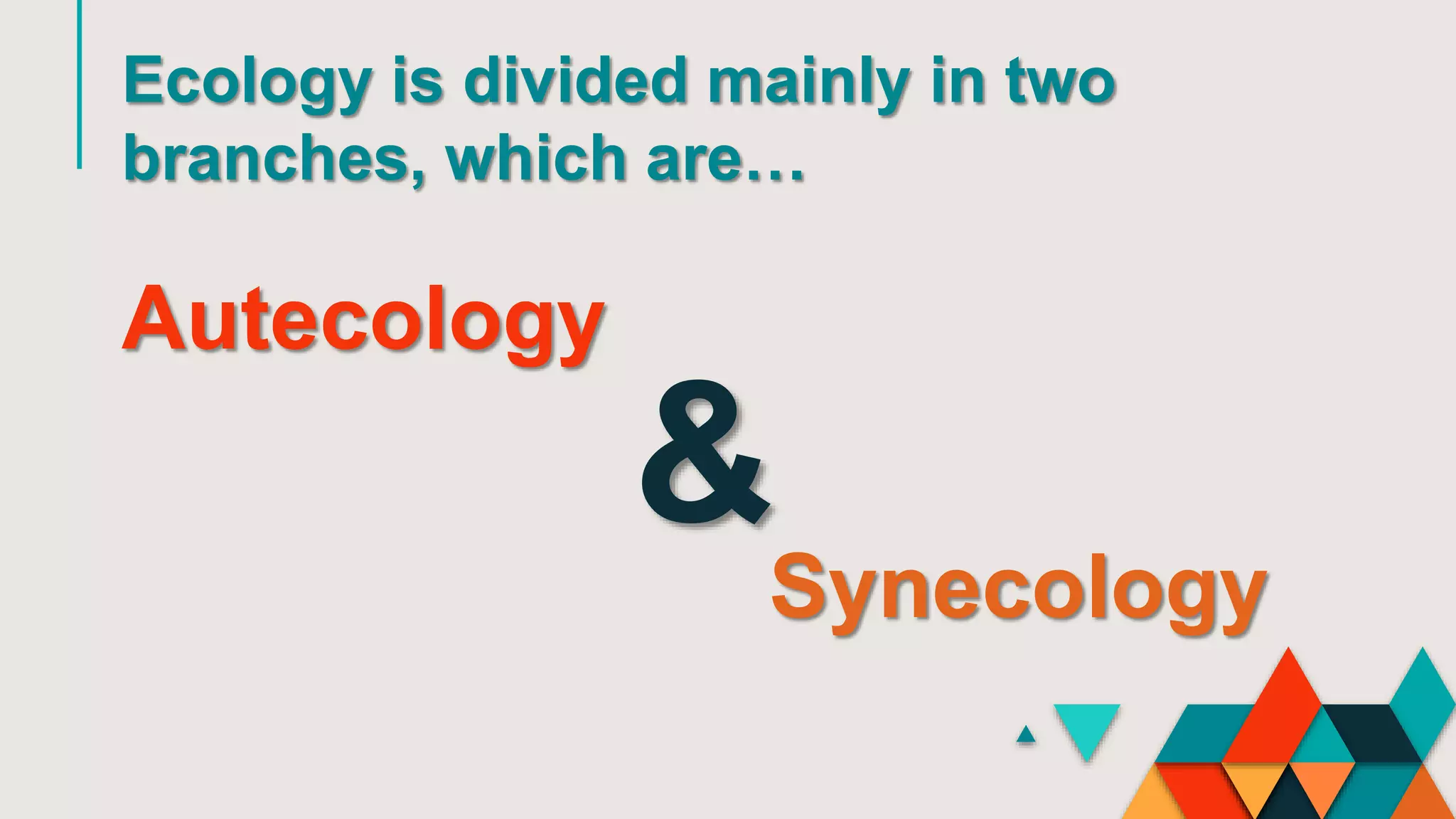 Introduction to Ecology PPT | PPTX
