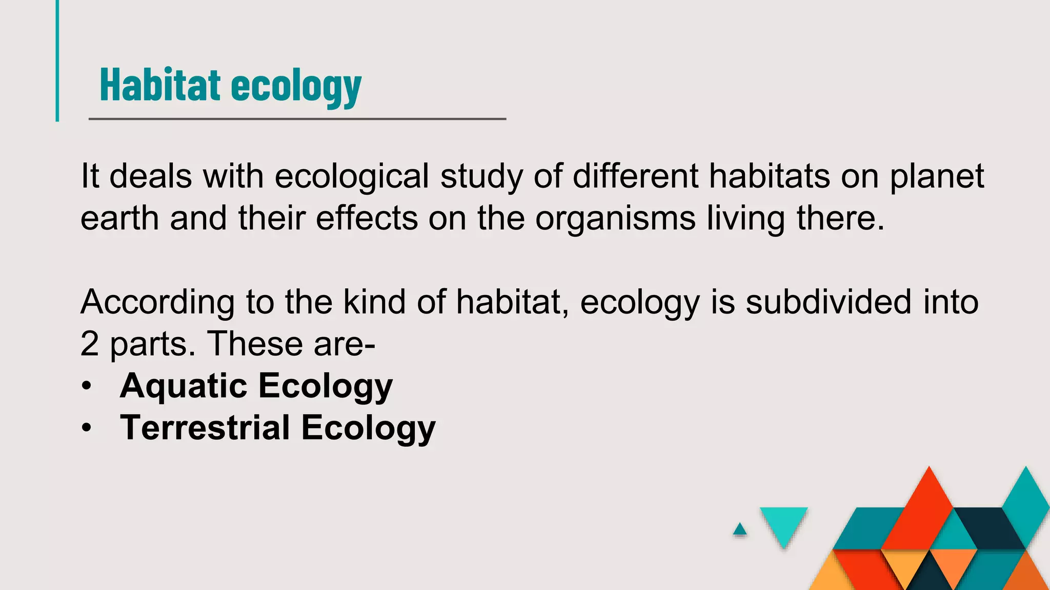 Introduction to Ecology PPT | PPTX