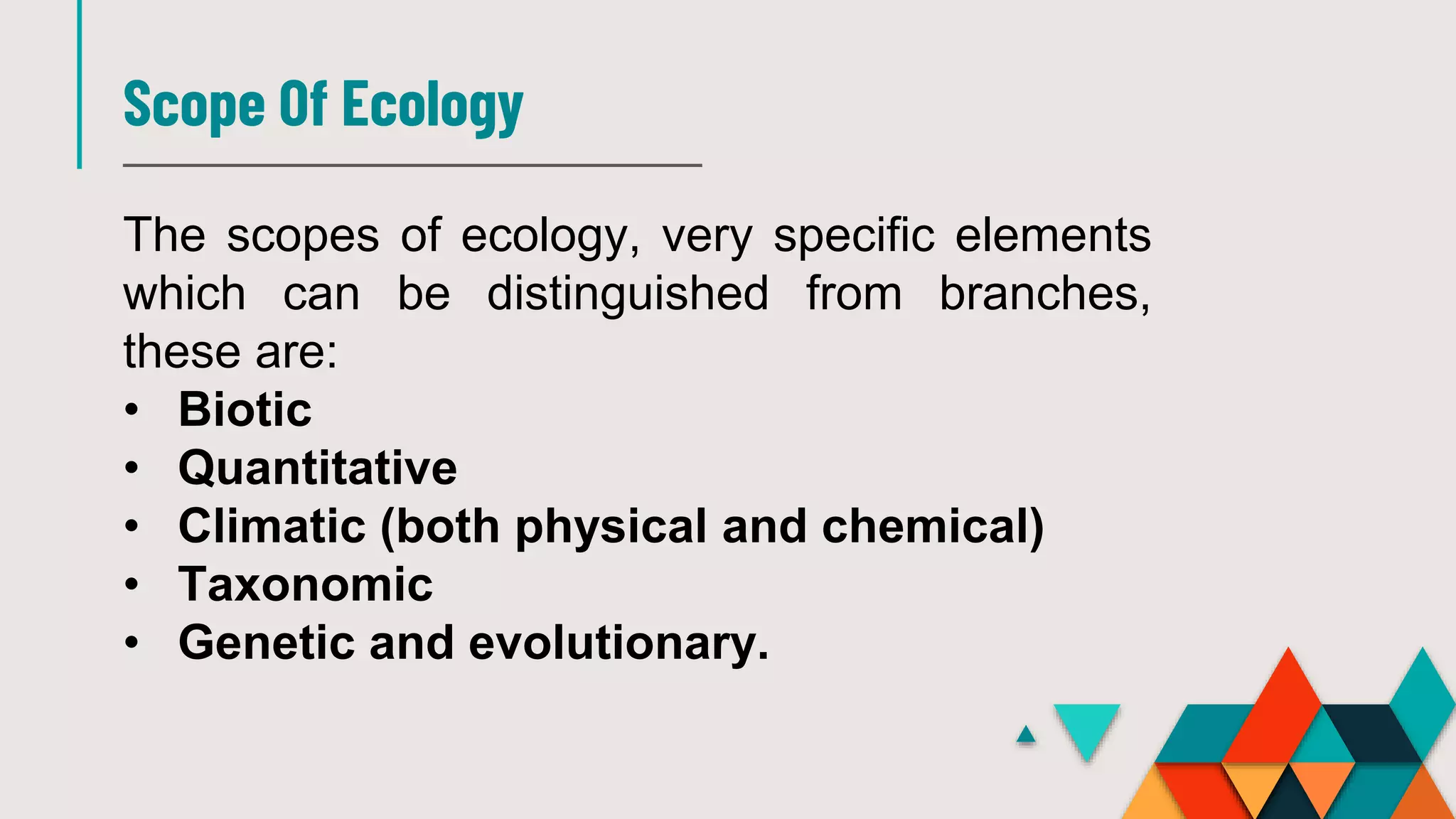 Introduction to Ecology PPT | PPTX