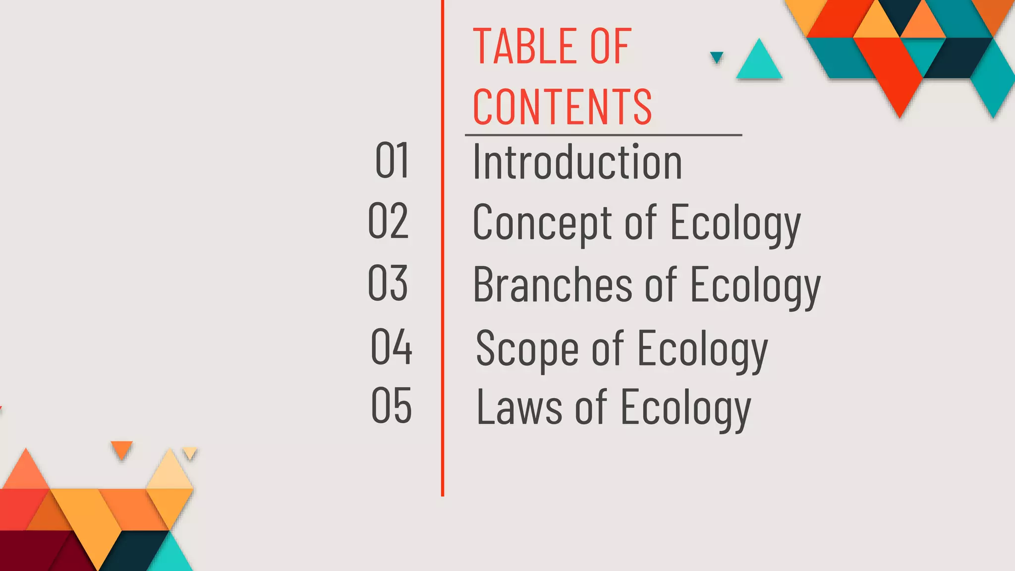 Introduction to Ecology PPT | PPTX