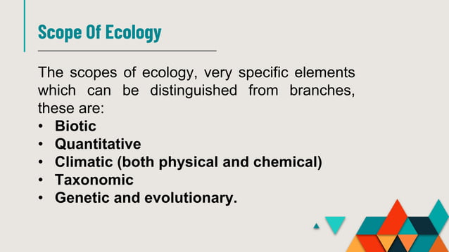 Introduction to Ecology PPT | PPTX
