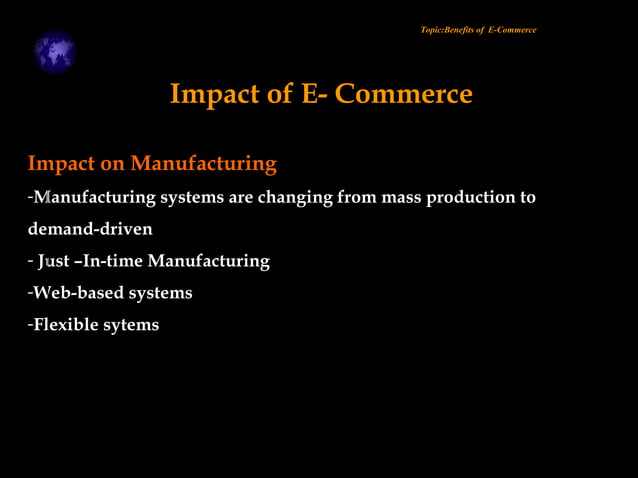 Introduction to e commerce | PPT