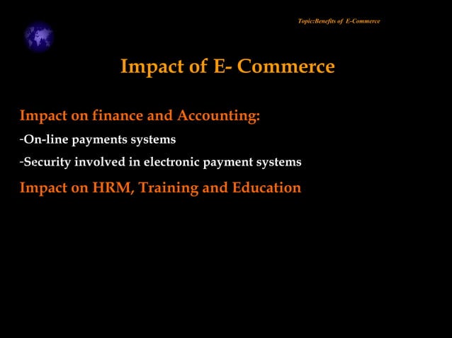 Introduction to e commerce | PPT