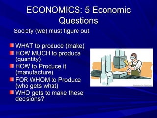 Introduction to economics | PPT