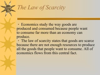 Introduction To Economics | PPT