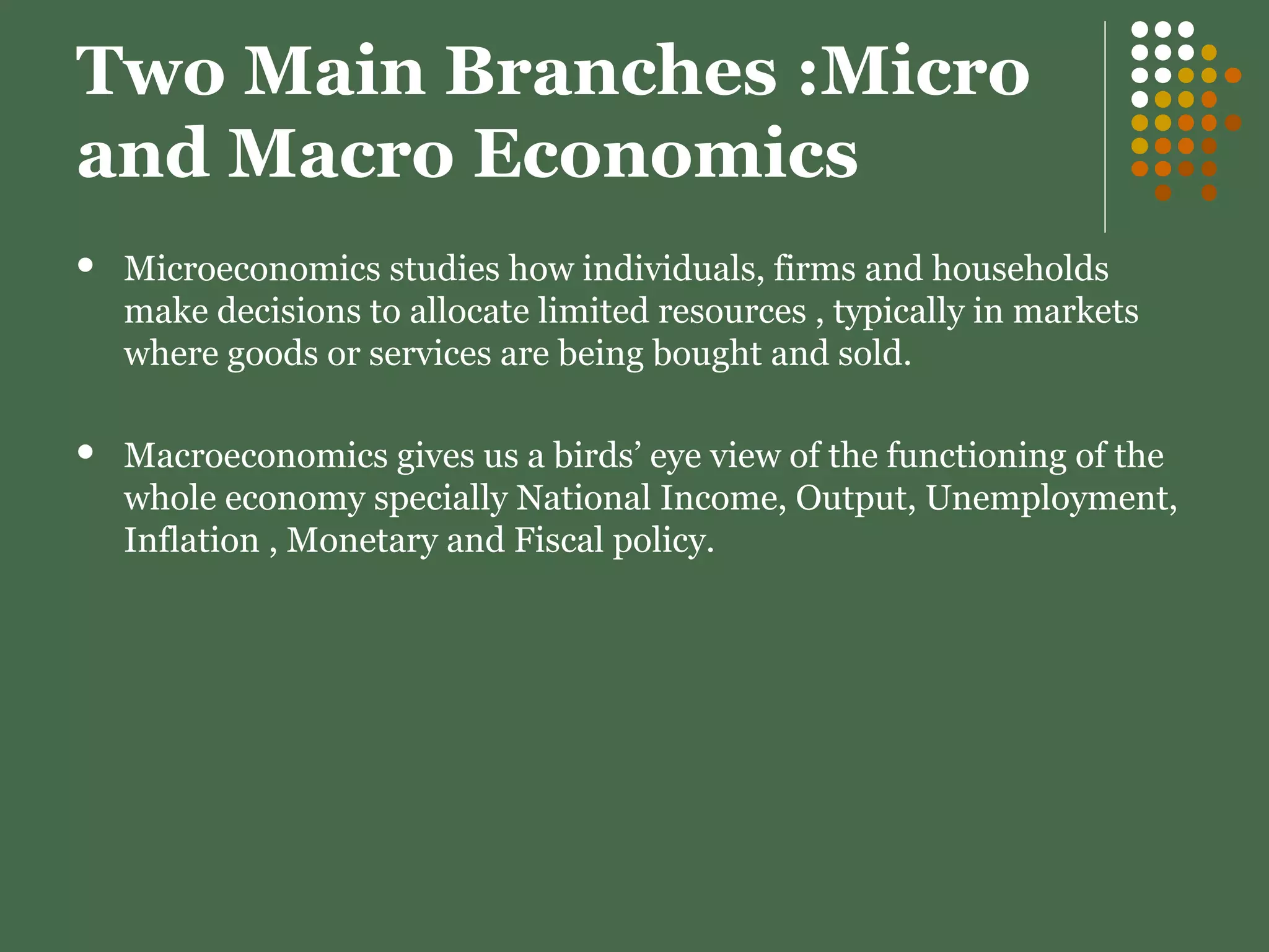 Introduction to economics | PPT