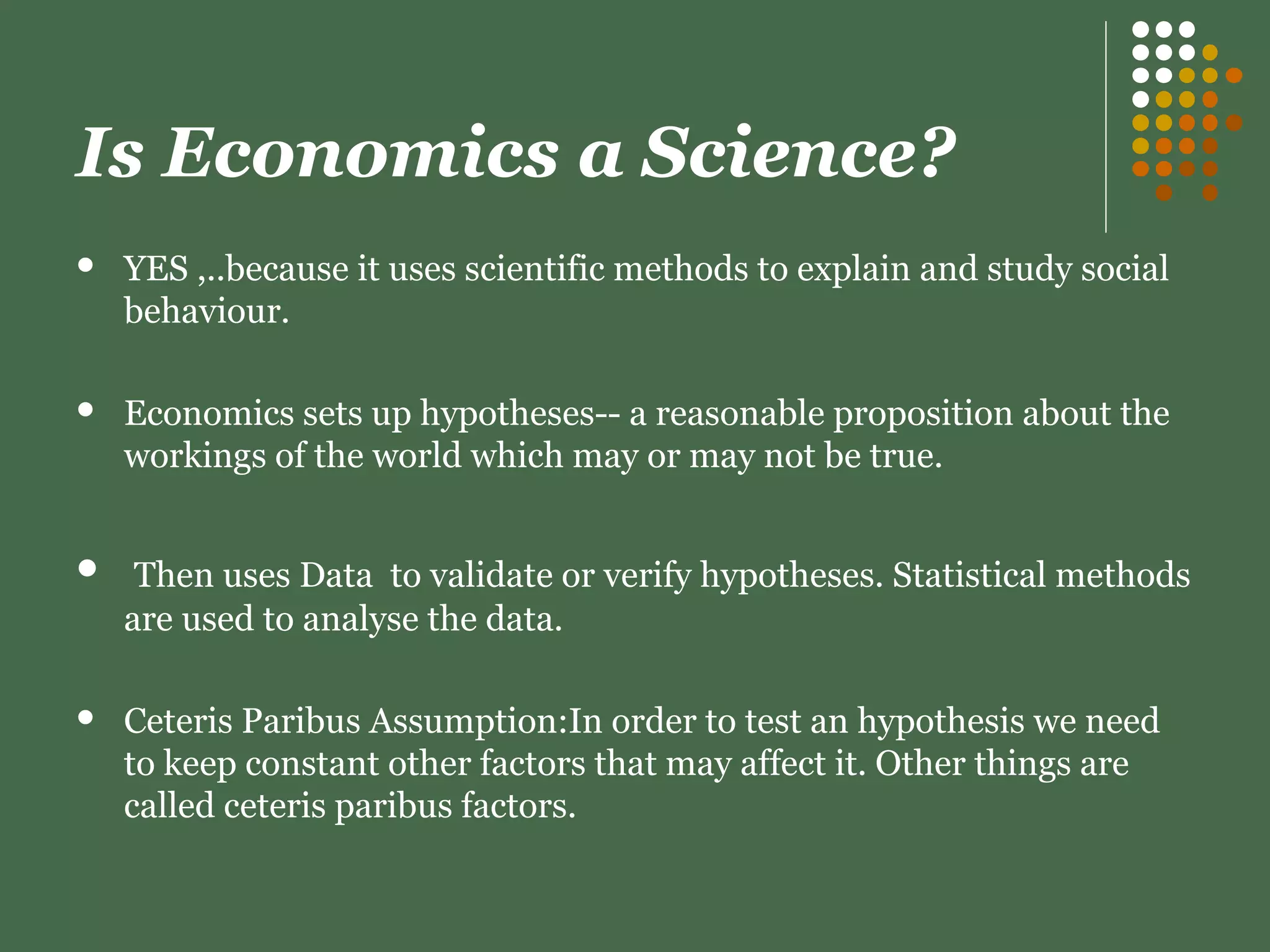 Introduction to economics | PPT