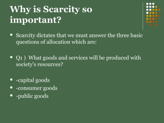 Introduction to economics | PPT