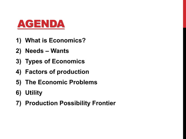 Introduction to Economics | PPTX