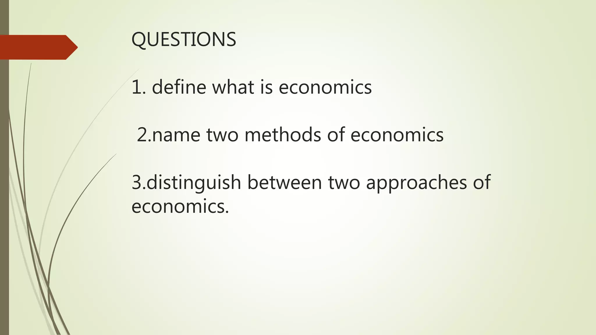 Introduction to economics | PPT