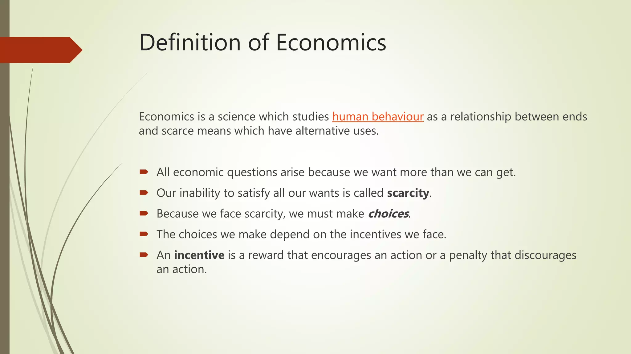 Introduction to economics | PPT
