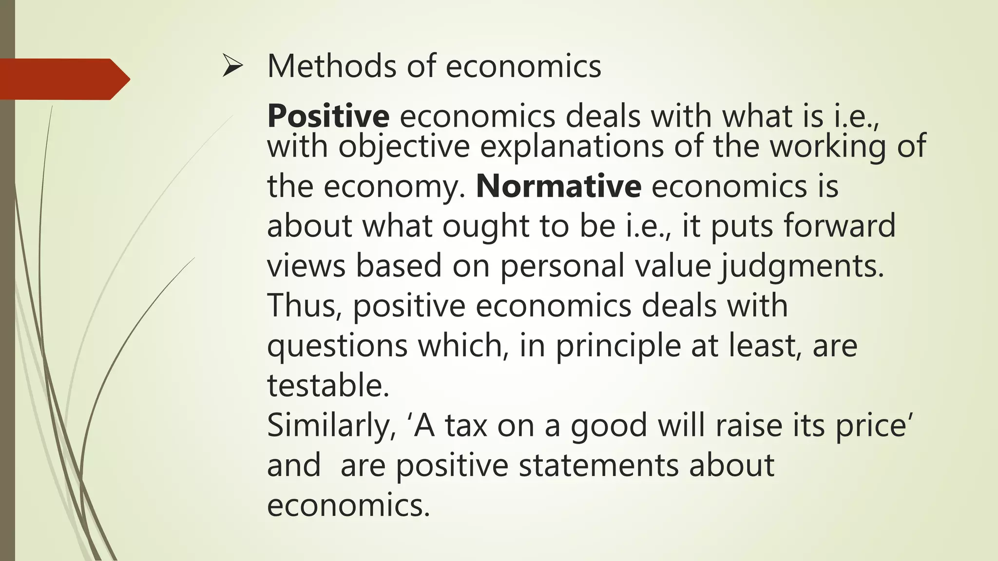 Introduction to economics | PPT