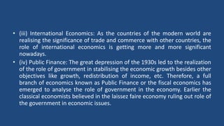 Introduction to economics | PPTX