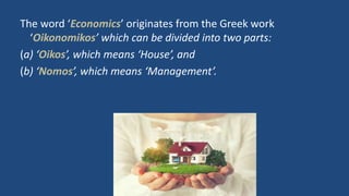 Introduction to economics | PPTX