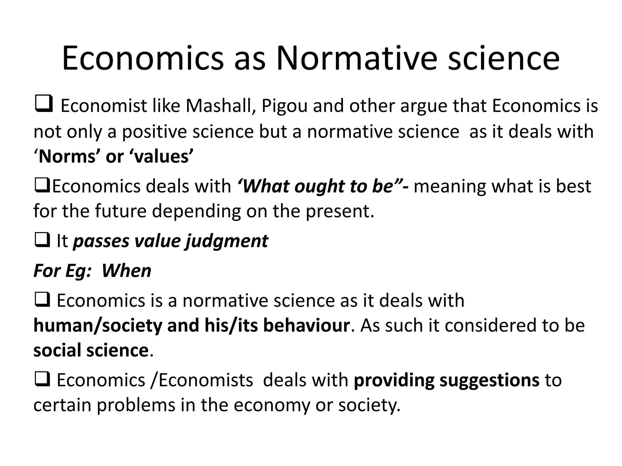 Introduction to economics | PPTX