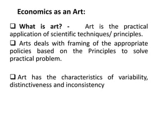 Introduction to economics | PPTX