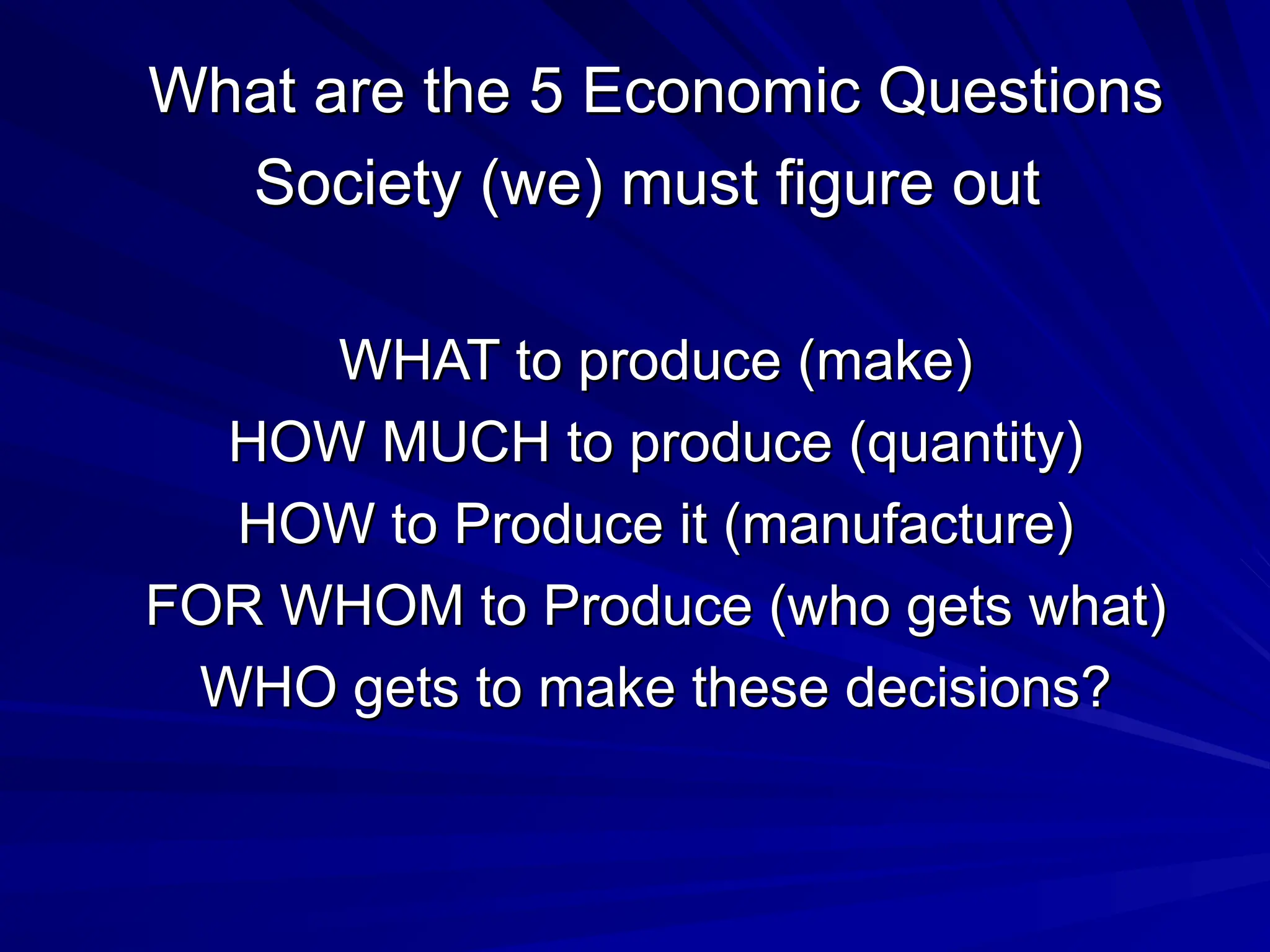 Introduction to Economics - definitions - approaches | PPT