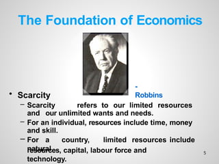 INTRODUCTION TO ECONOMICS.Choice in a World of Scarcitypptx | PPTX