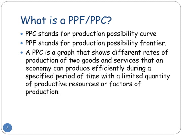 Introeconomics ppc-ppf | PPTX | Economy | Business and Finance