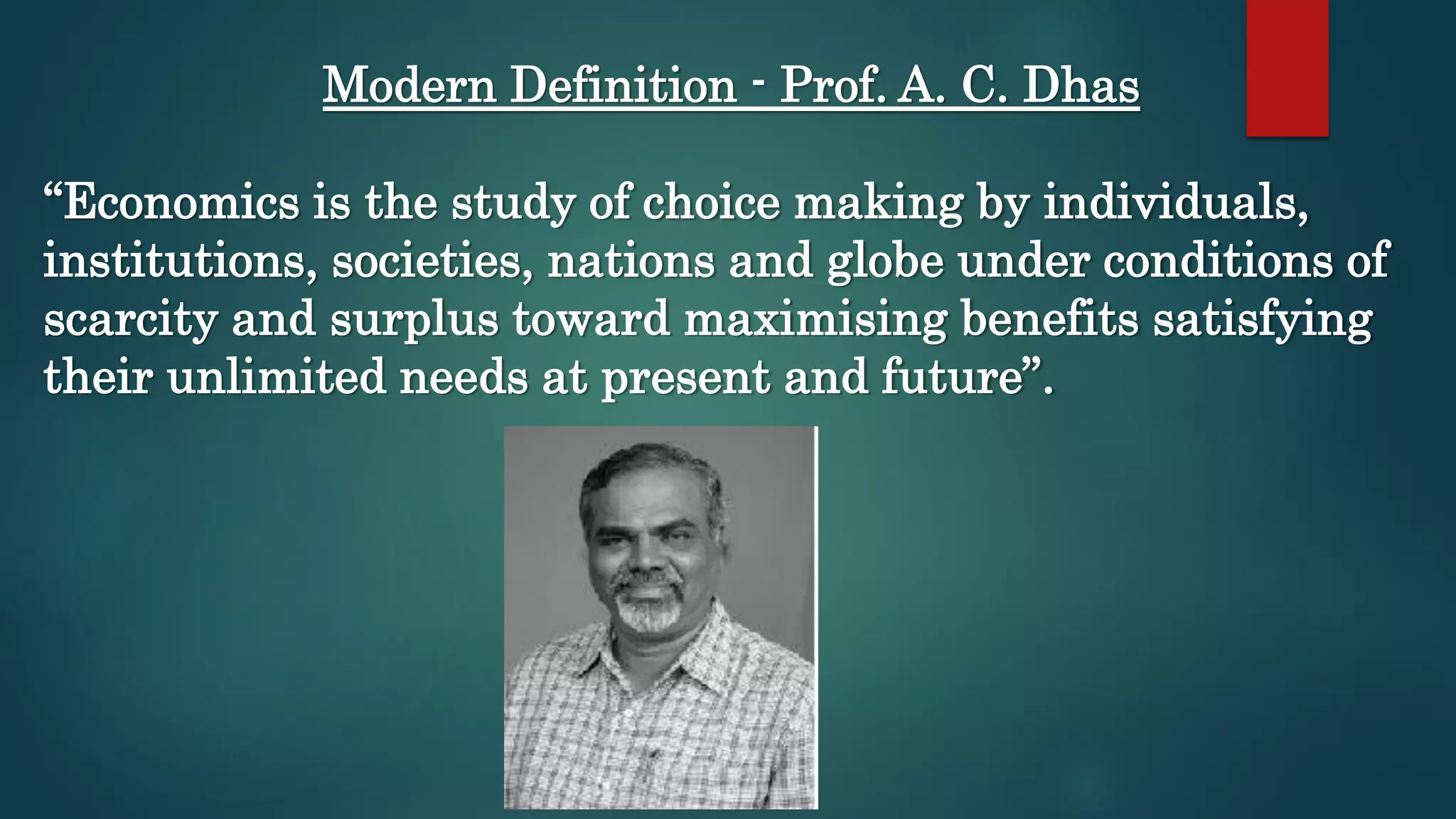 Introduction to Economics class IX | PDF