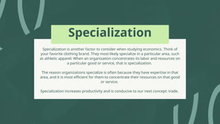 Introduction to Economics Education Presentation in Green and White ...